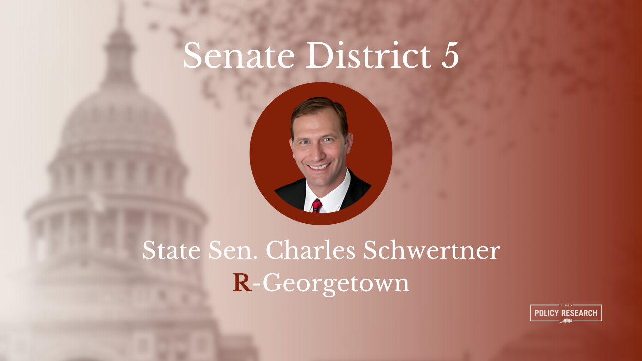 State Sen. Charles Schwertner - Texas Policy Research
