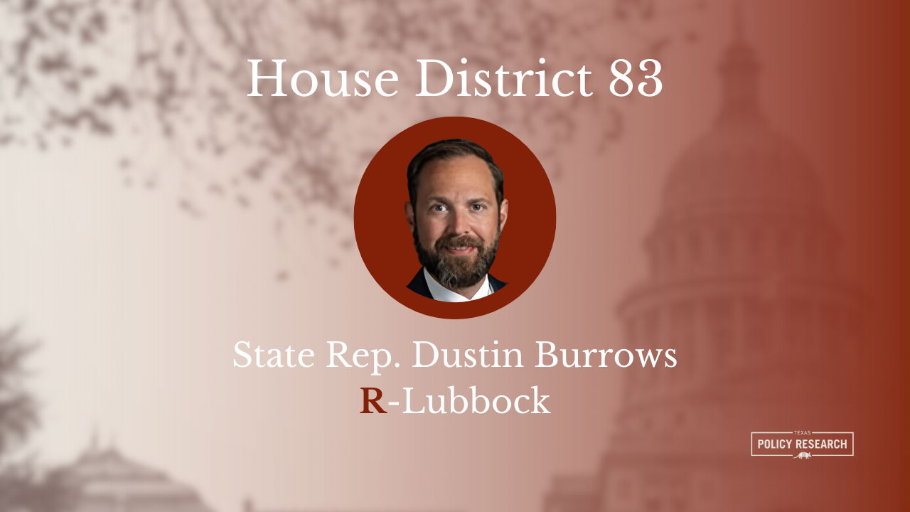 State Rep. Dustin Burrows - Texas Policy Research