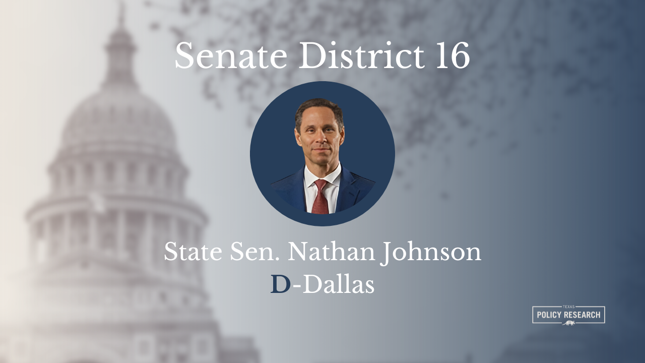 State Sen. Nathan Johnson - Texas Policy Research