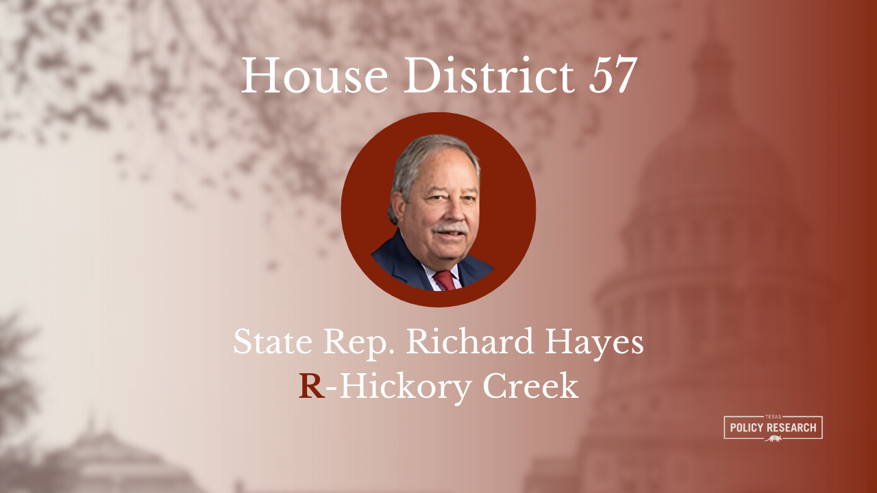 State Rep. Richard Hayes - Texas Policy Research