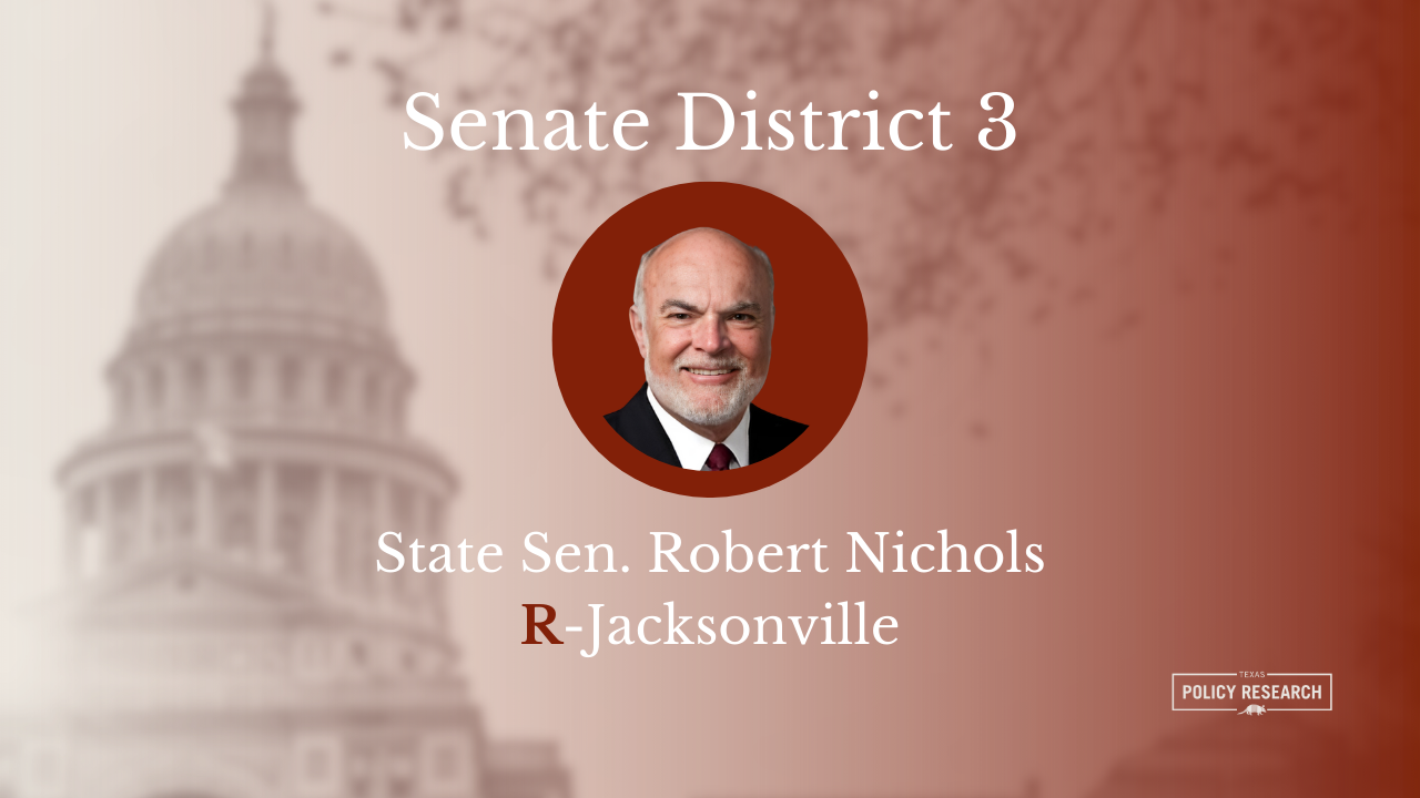State Sen. Robert Nichols - Texas Policy Research