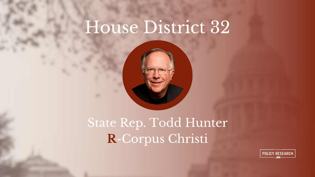 State Rep. Todd Hunter - Texas Policy Research